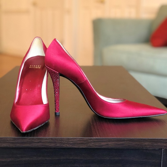 Stuart Weitzman | Shoes | Stuart Weitzman Ruby Red Pointed Toe | Poshmark